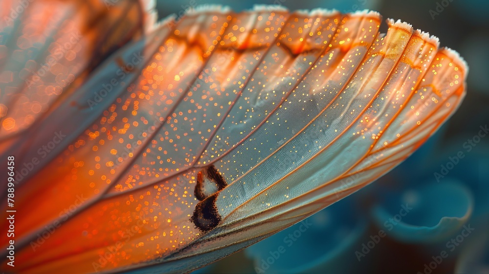 Butterfly Wings: A macro photo of a butterflys wing, highlighting the ...