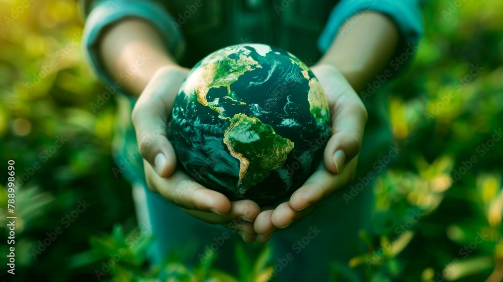 earth day using theme save earth for best future, photograph ...