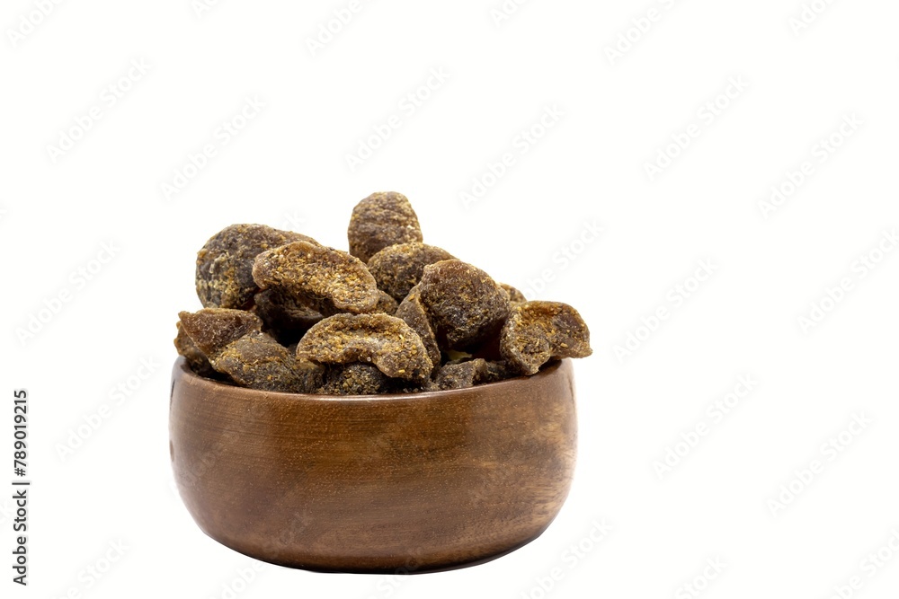 Indian Gooseberry Candy or Amla Candy in a Wooden Bowl Isolated on ...