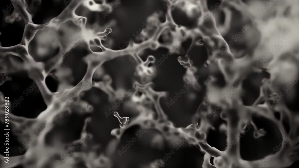 Through the lens of a microscope the intricate patterns of fungal ...