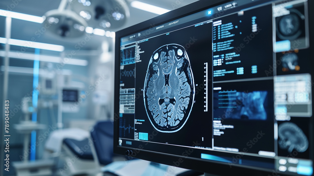 Brain Scan Data Visualization on Virtual Screen in Surgical Environment ...