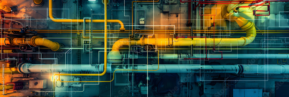 City Water Supply Design Layout and Pipe Network System Map Based on ...