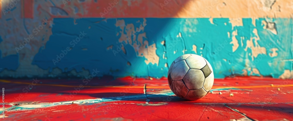 ball soccer football sport play, fine art photography, hyperrealistic ...