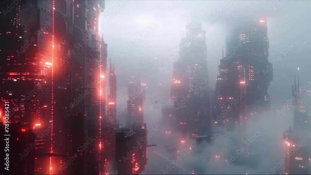 Dystopian City in AI War's Aftermath. Concept Dystopian City, AI War ...