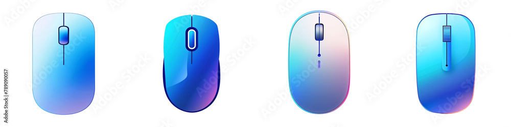 Wireless Mouse clipart collection, symbol, logos, icons isolated on ...
