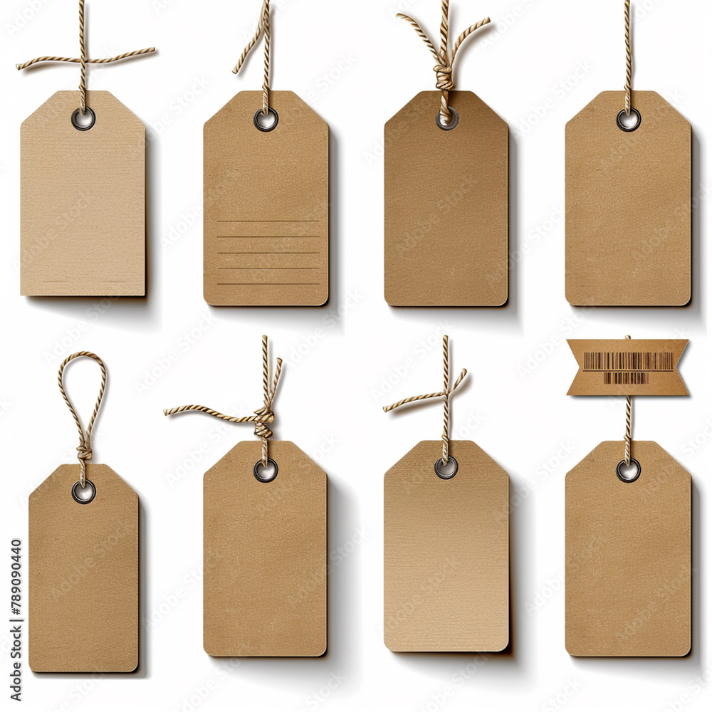 Vector empty price tags. Yellow price tags png. Template of price tags ...