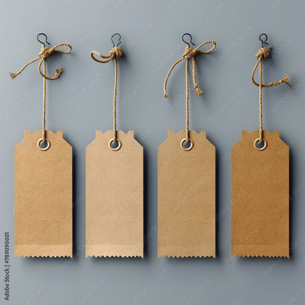 Vector empty price tags. Yellow price tags png. Template of price tags ...