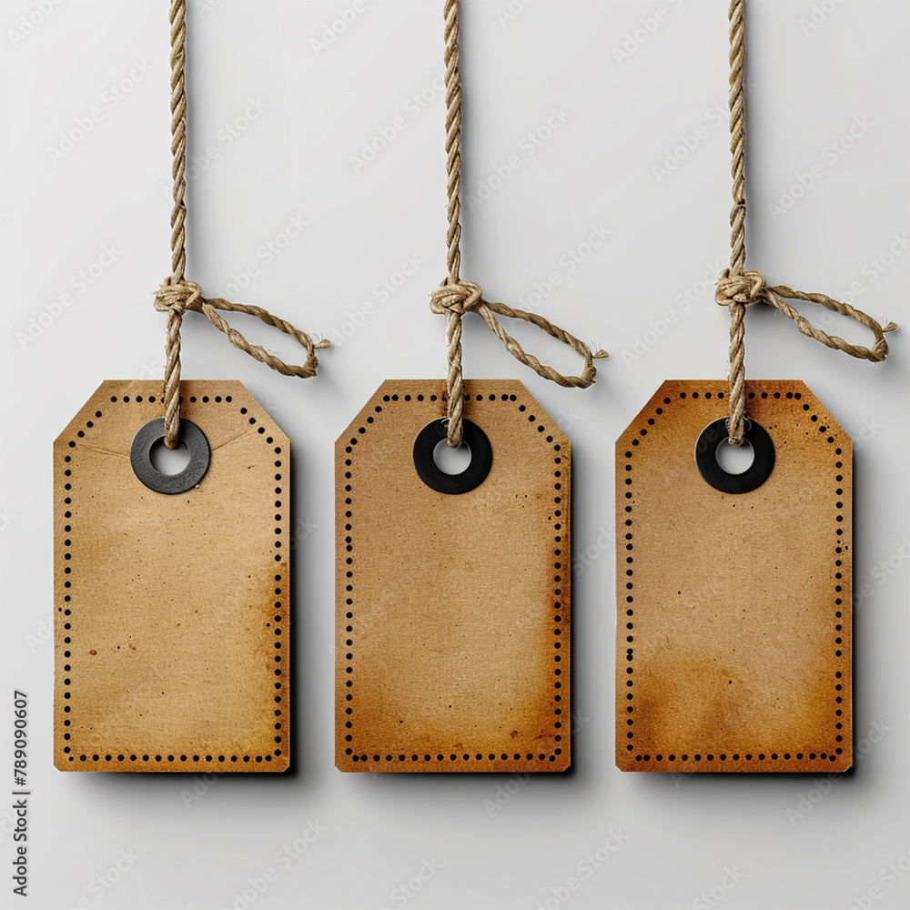 Vector empty price tags. Yellow price tags png. Template of price tags ...