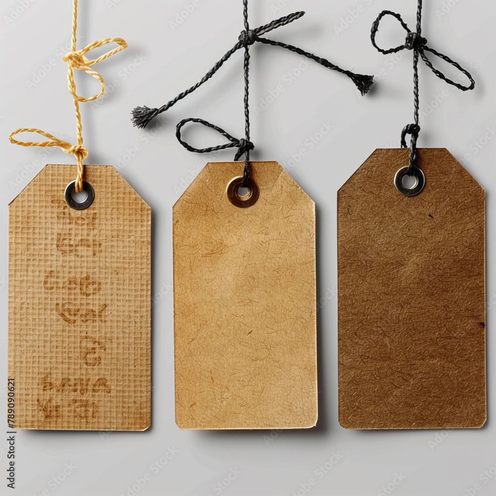 Vector empty price tags. Yellow price tags png. Template of price tags ...