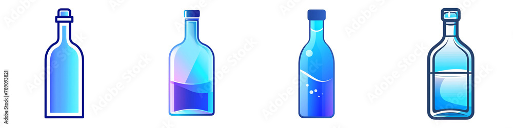 Alcohol clipart collection, symbol, logos, icons isolated on ...