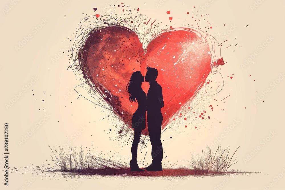 Craft a Visual Love Story with Vector Art: Romantic Designs for Wedding ...