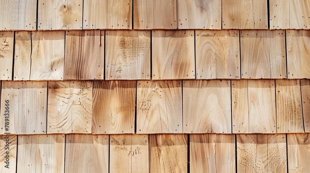 Close up of wood texture and background Natural cedar shingle siding ...