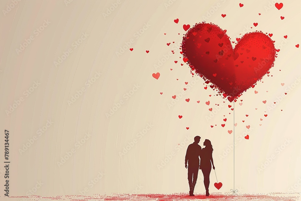 Celebrating Love in Art: Vibrant 3D Designs Exploring Psychological ...