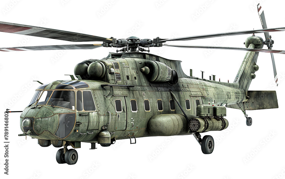 Chinook helicopter on transparent background, png Stock Illustration ...