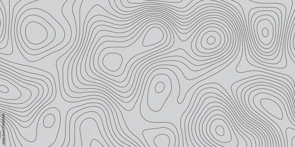 Abstract gray topography contour map background design .geometric black ...
