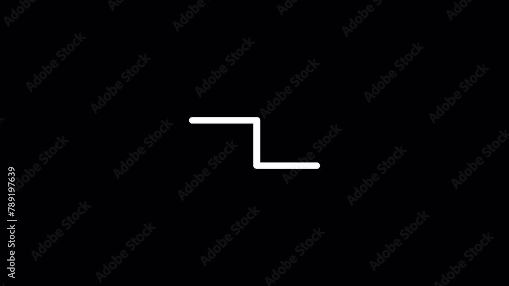 Arrows animation on transparent background, Set of animated arrows on ...