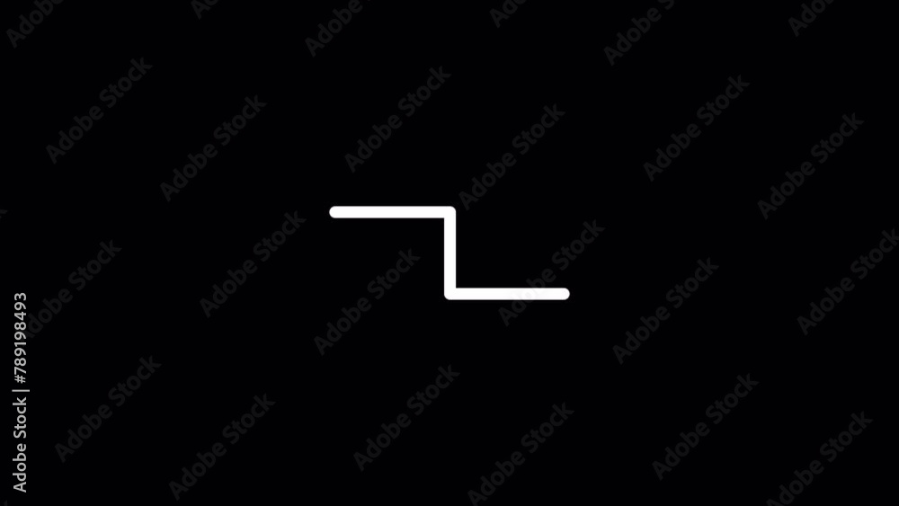 Arrows animation on transparent background, Set of animated arrows on ...