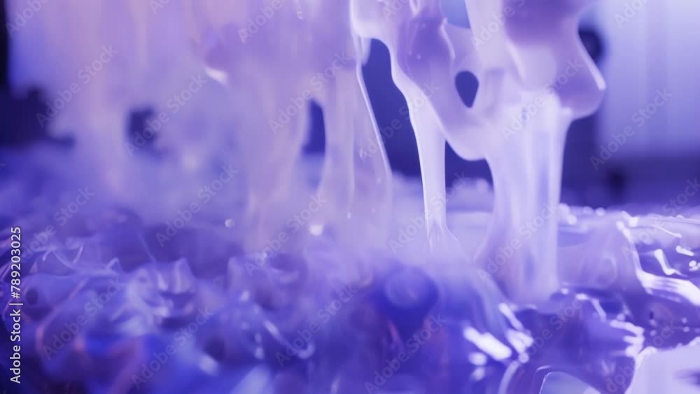 Closeup of a 3D printer using recycled plastic A mesmerizing display of ...