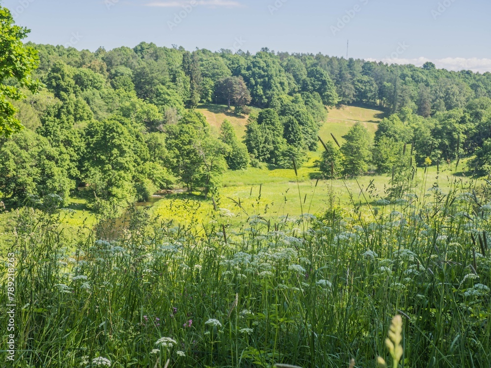 Estonia. Toila Oru Park is one of the pearls of Ida-Viru County. It's a ...