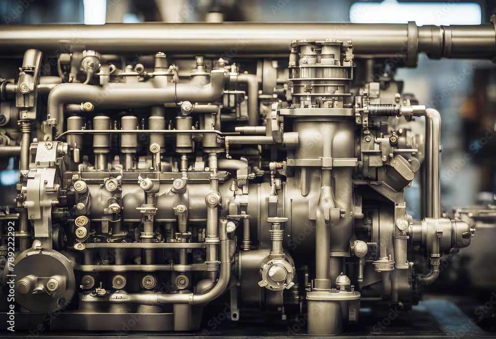 esel engine Submarie submarine diesel large big room motor part power ...