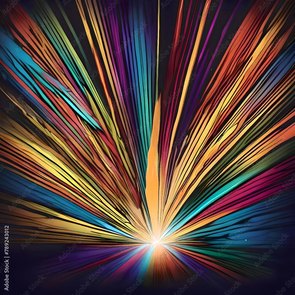 abstract colorful background, Digital Abstract Particles: A futuristic ...