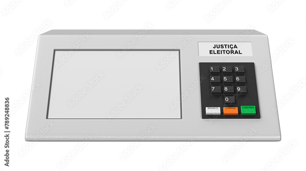 Urna eletronica para eleição brasil elemento 3d isolado ilustração do ...