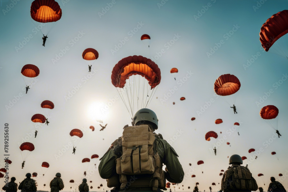infantry airborne paratroopers task force marksman uniform paratrooper ...