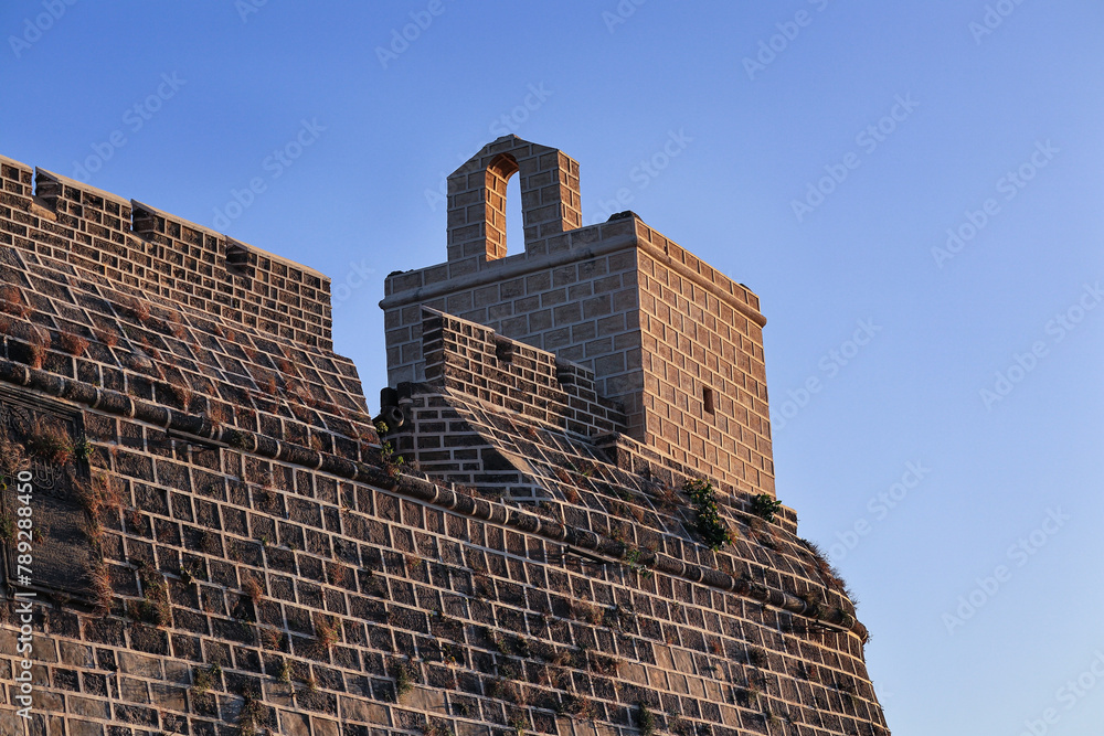 front gate of Diu Fort. It is a sixteenth century fort which is a ...