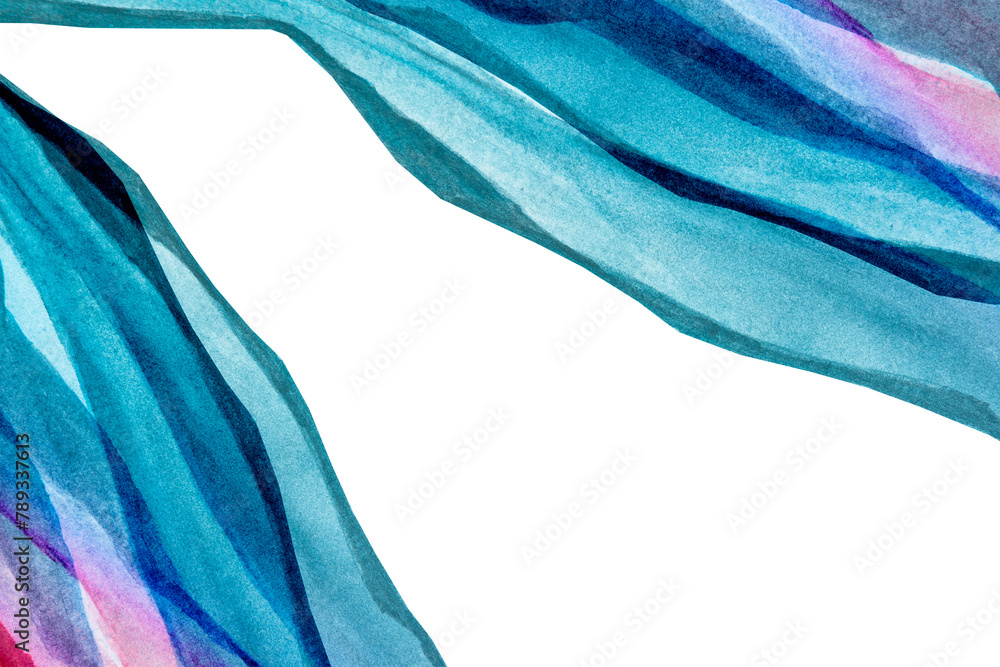 Ombre blue watercolor background png transparent abstract style Stock ...