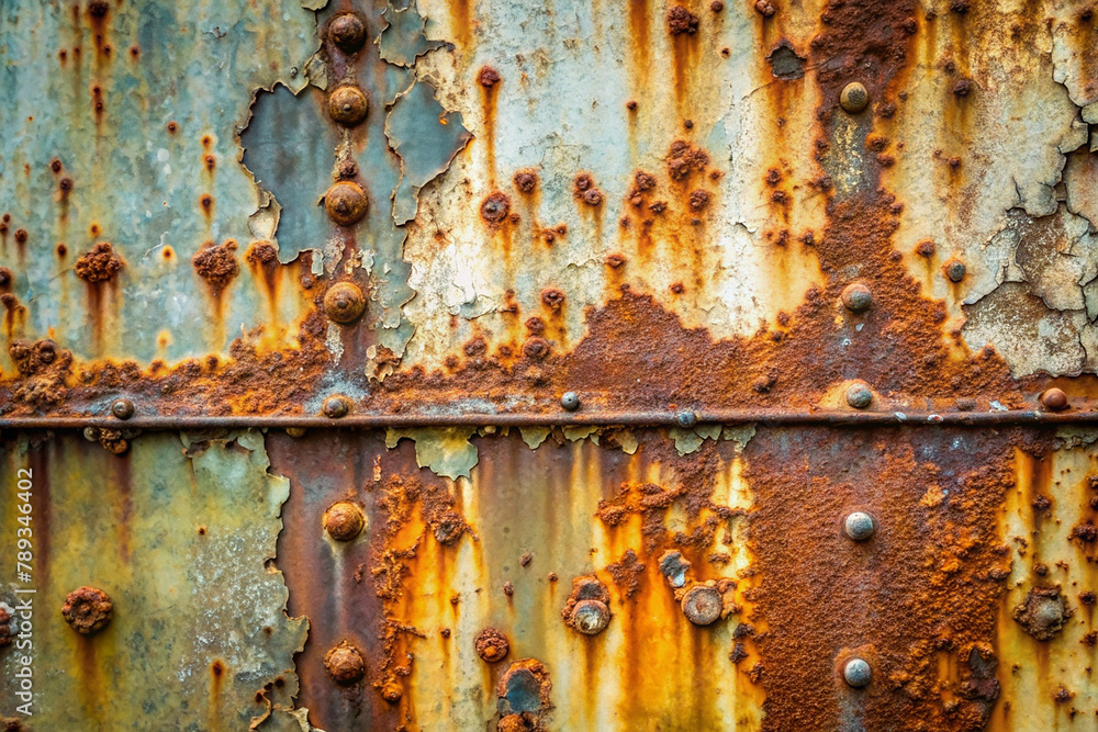 Decayed Metal Texture: A metal surface with signs of decay, such as ...