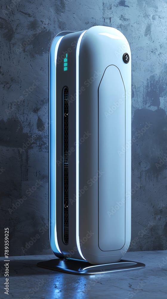 Highly advanced air purifier concept visualized for futuristic ...