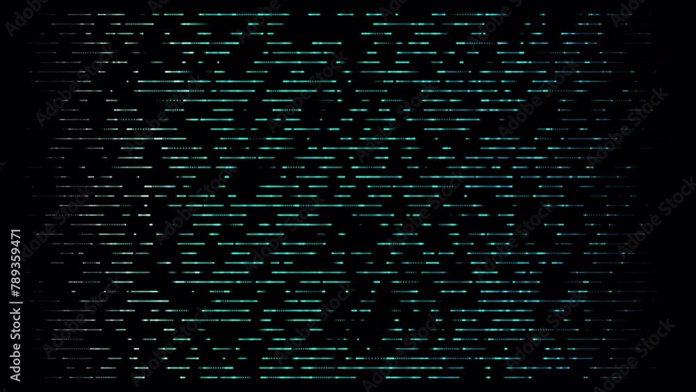 Vidéo Stock Abstract indicated data stream structure animation ...