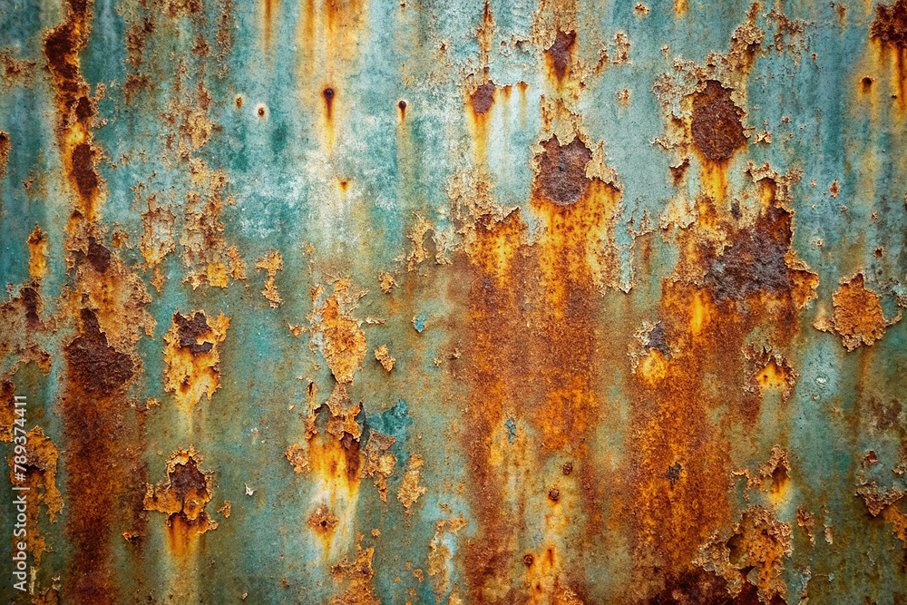 Foto de Aged Metal Surface Texture: A metal surface texture with signs ...