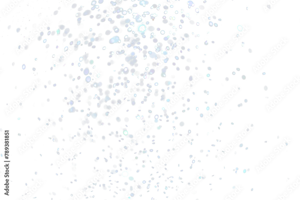 White glitter png bokeh overlay sequin confetti on transparent ...