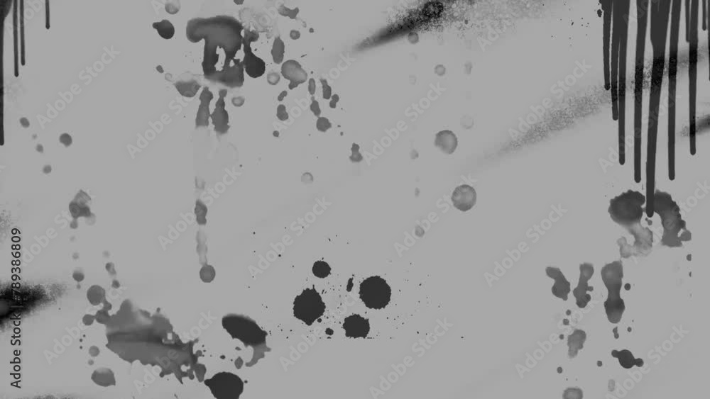 Ink Splatter And Stains Brushes Patterns Animation Effect animation of ...