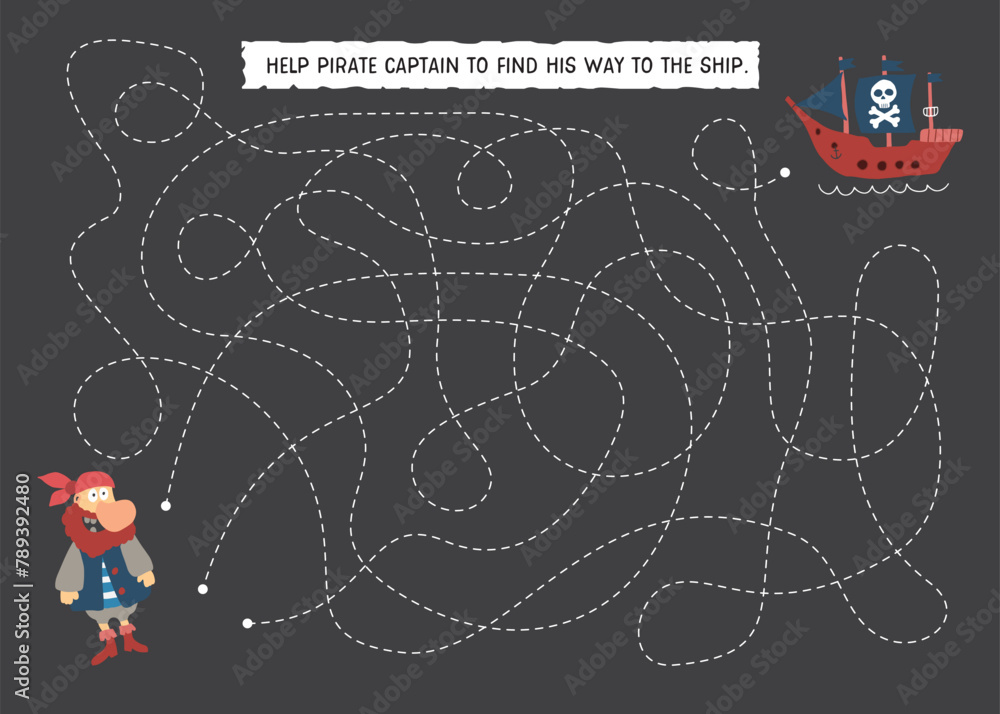 Labyrinth, Maze game for children. Logical puzzle for kids. Quest to ...