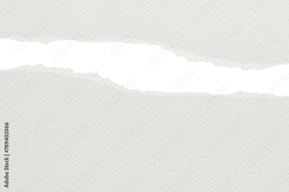 Off white png border, torn paper design, transparent background Stock ...