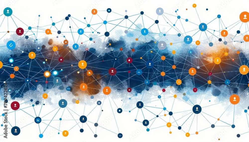 Ethical Compliance Nexus: AI-Powered Governance, image of interconnected nodes representing ...