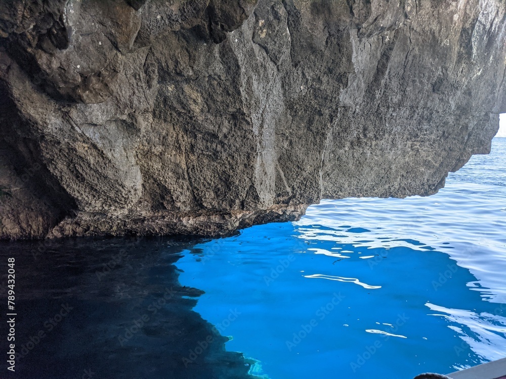 ZURRIEQ, MALTA - Augusts 06, 2021: The Blue Grotto - A famous sea cave ...
