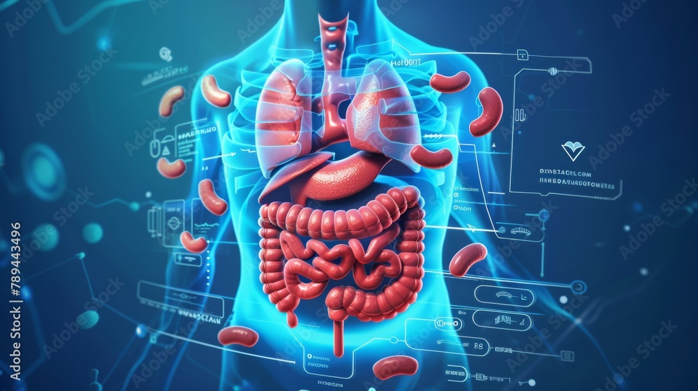 In this illustration, anatomical modern illustrations are associated ...