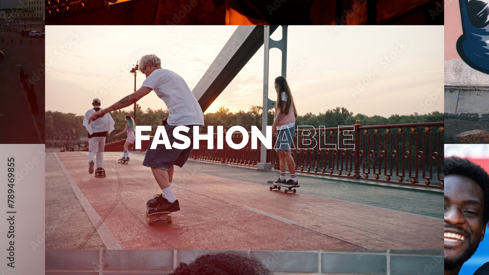 Multiframe Media Opener Slideshow template contains 24 media ...