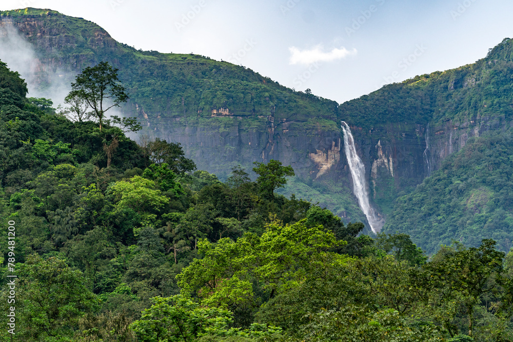 Beautiful forest of Nongriat village. Nongriat is a village in the East ...