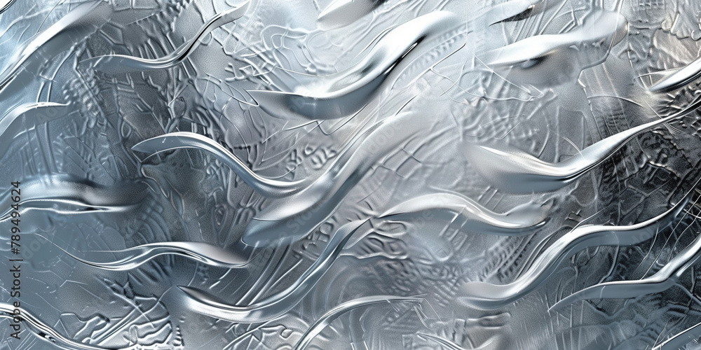 Silver metal surface texture pattern. Shiny silver texture background ...