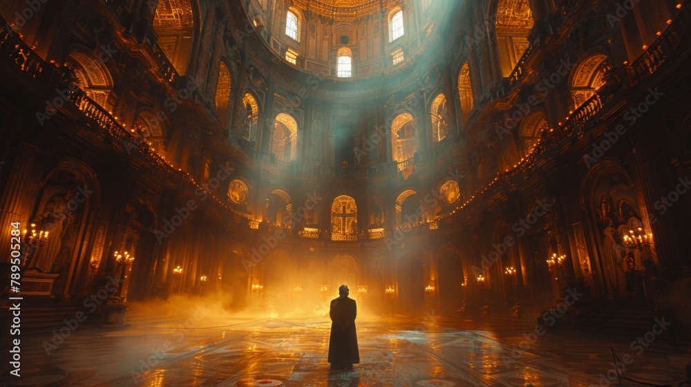 The Shakespearean Soliloquy, Amidst the grandeur of a Renaissance-era ...