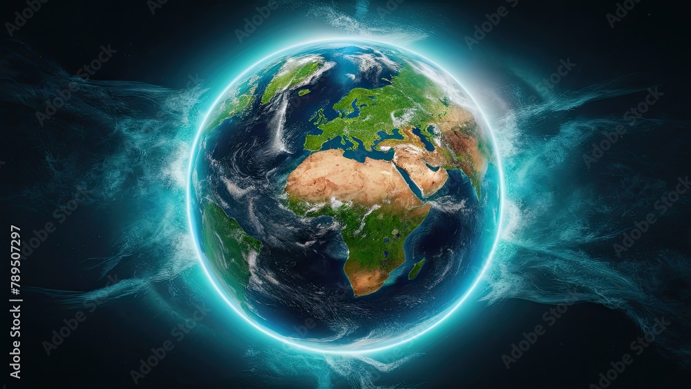 Save the earth, ecology of the earth, environmental theme, template for ...