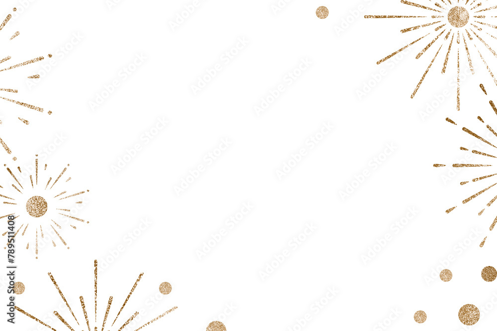 Sparkle festive firework border png transparent background Stock ...
