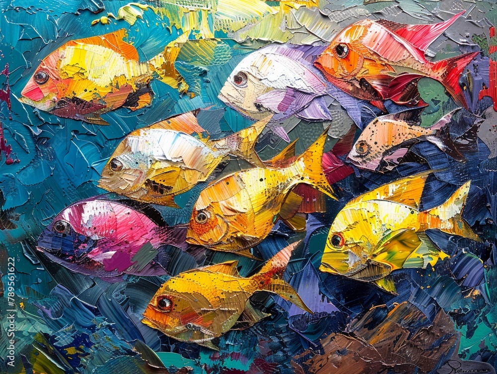 The artwork evokes a sense of awe and appreciation for the beauty of ...