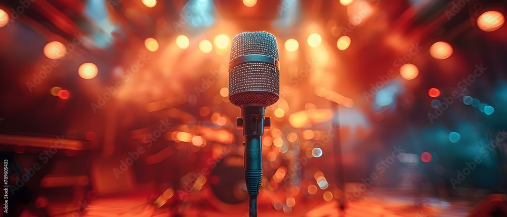 Pro Mic at the Heart of the Concert Stage. Concept Professional Audio ...