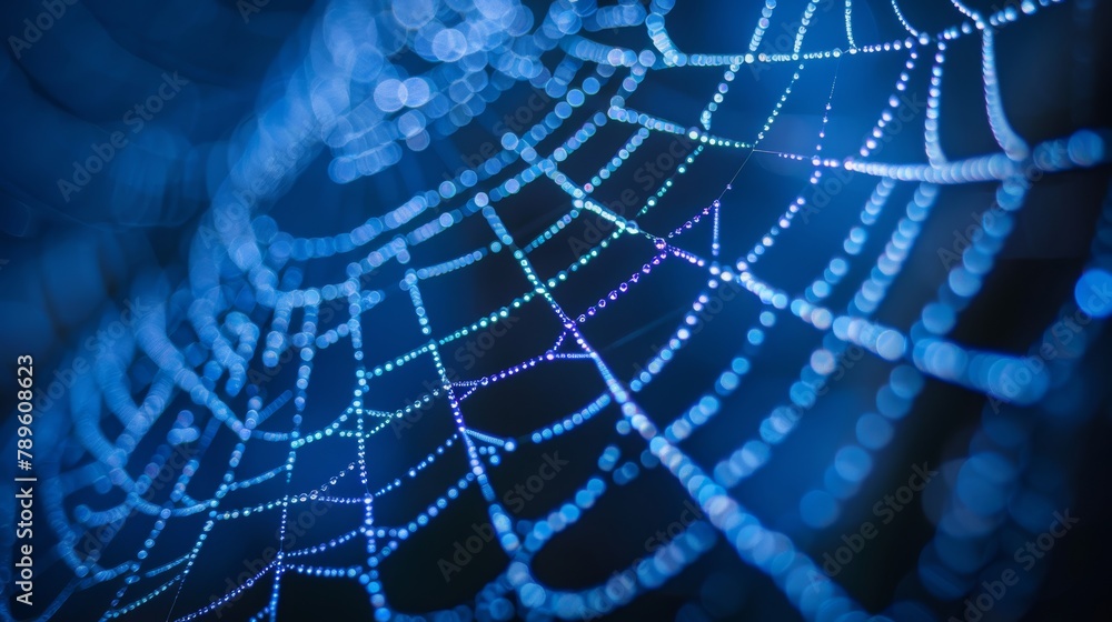 Imagine a network infrastructure inspired by the intricate design of a ...