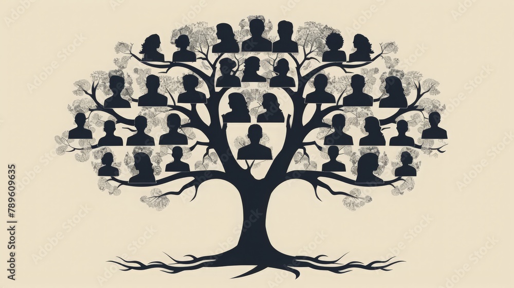 A family tree, also called a genealogy or a pedigree chart, is a chart ...